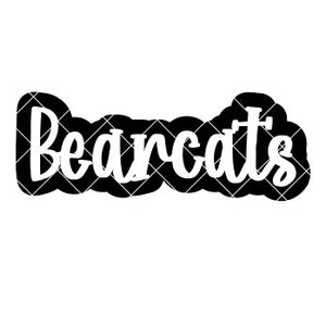 Bearcats With Outline - SVG/DXF/PNG File for Cutting Machines and ...