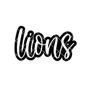 Lions - SVG/DXF/PNG File for Cutting Machines and Sublimation - Etsy