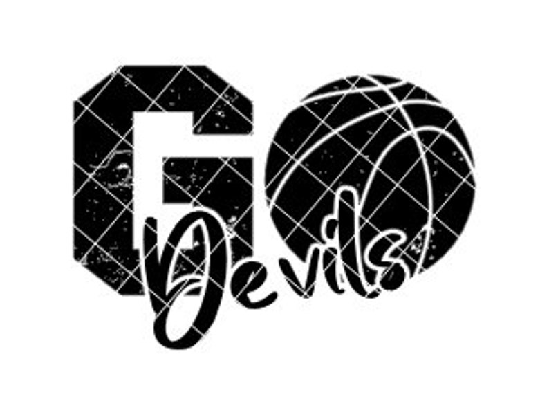Go Devils Basketball SVG/DXF/PNG File for Cutting Machines - Etsy