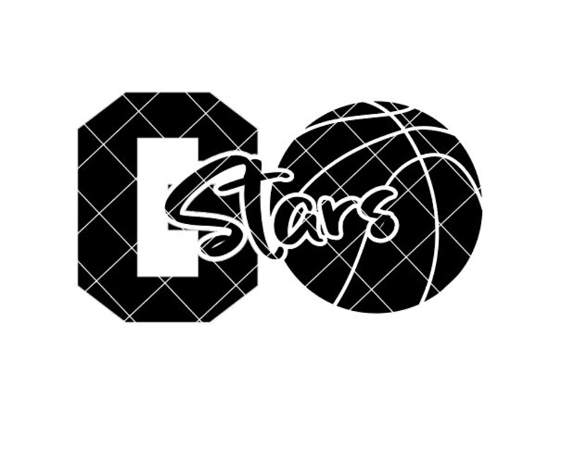 Go Stars Basketball SVG/DXF/PNG File for Cutting Machines - Etsy