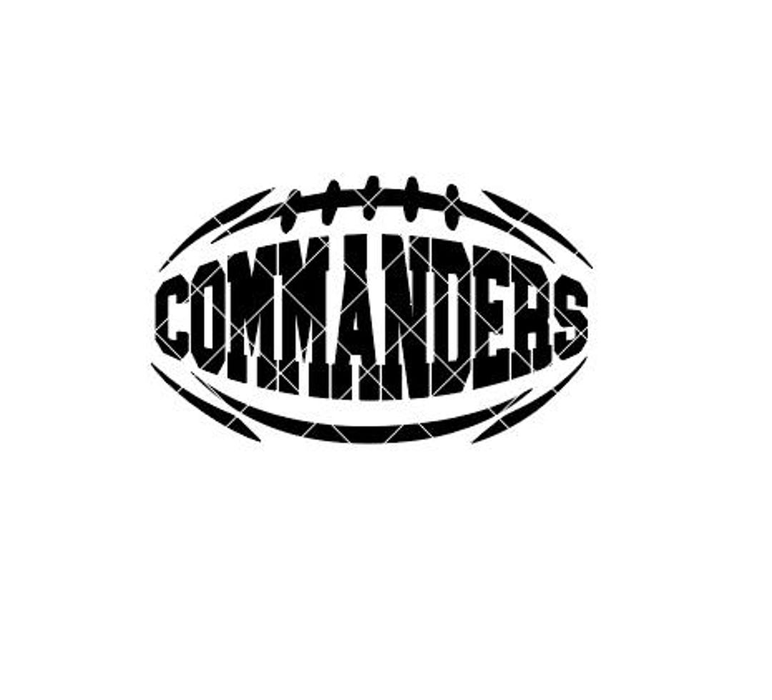 Commanders Football - SVG/DXF/PNG File for Cutting Machines and ...