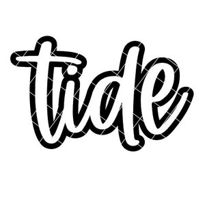 Tide - SVG/DXF/PNG File for Cutting Machines and Sublimation - Etsy