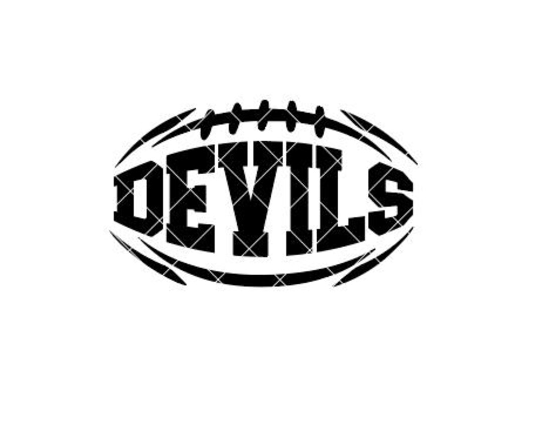 Devils Football - SVG/DXF/PNG File for Cutting Machines and Sublimation ...