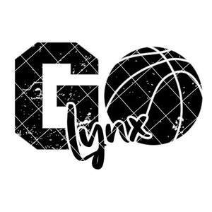 Go Lynx Basketball - SVG/DXF/PNG File for Cutting Machines and ...