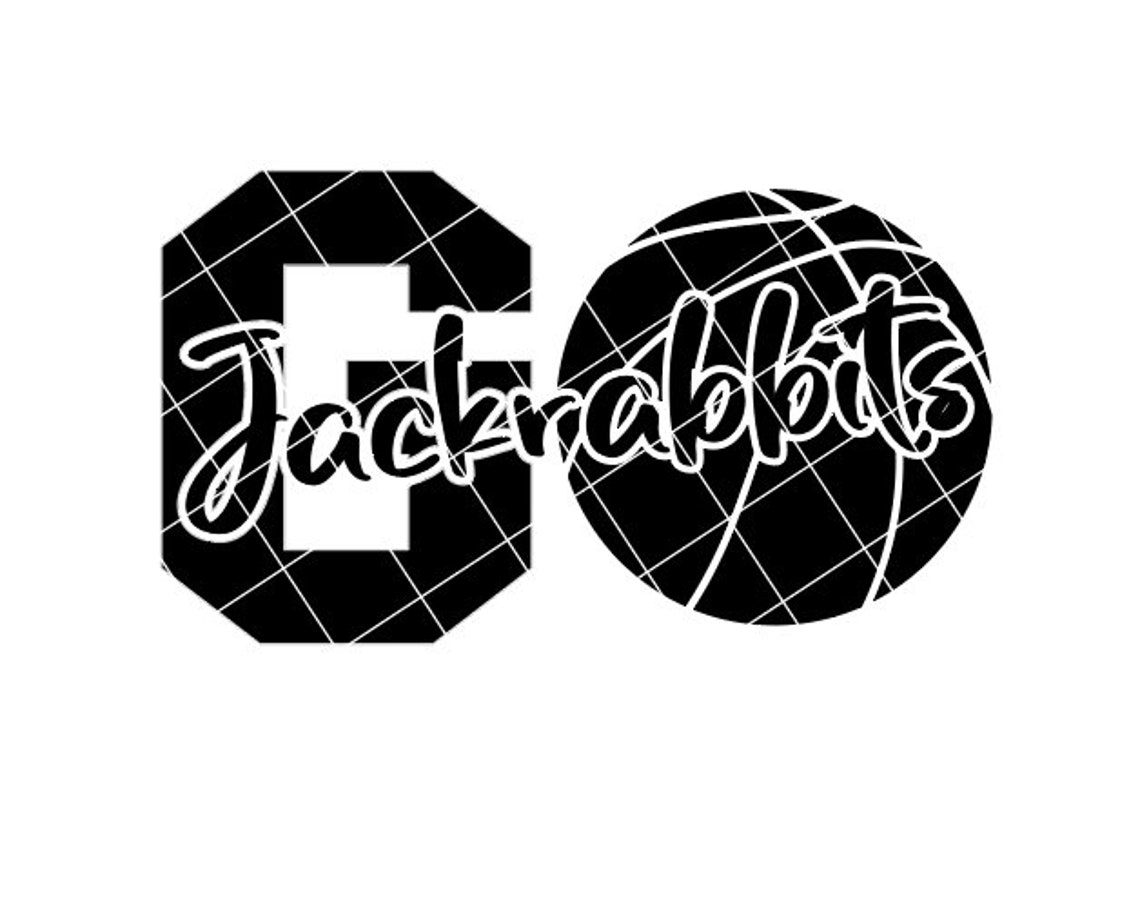 Go Jackrabbits Basketball SVG/DXF/PNG File for Cutting - Etsy