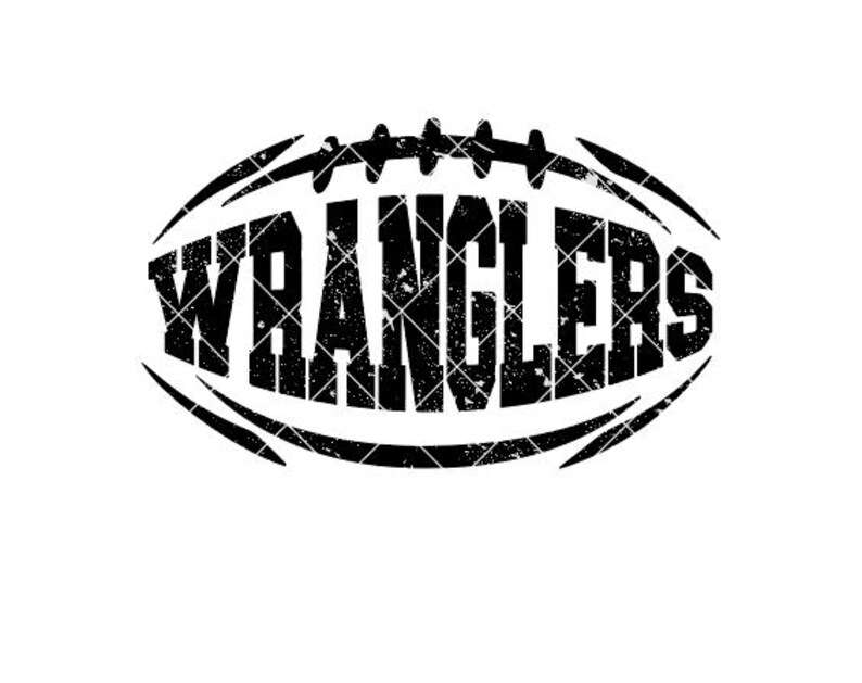 Wranglers Football - SVG/DXF/PNG File for Cutting Machines and ...