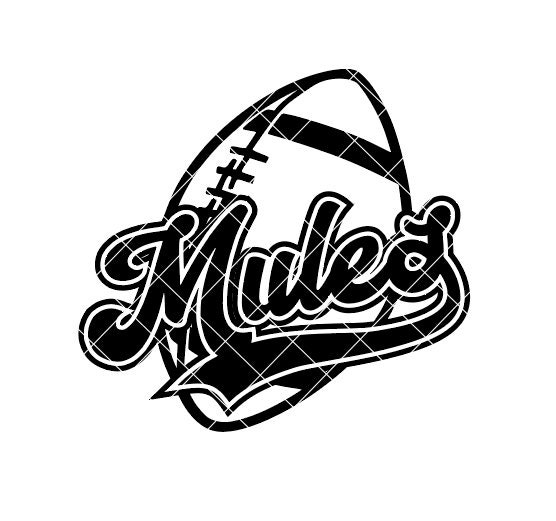 Mules Football Retro Script Regular and Distressed SVG/DXF/PNG File for Cutting Machines and ...