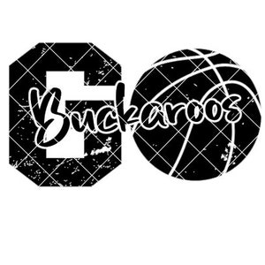 Go Buckaroos Basketball - SVG/DXF/PNG File for Cutting Machines and ...
