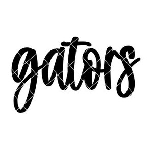 Gators the Outline - SVG/DXF/PNG File for Cutting Machines and ...