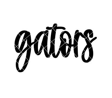 Gators the Outline SVG/DXF/PNG File for Cutting Machines and - Etsy