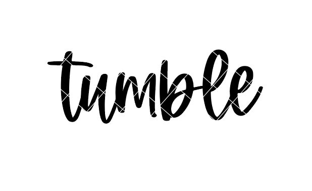 Tumble SVG/DXF/PNG File for Cutting Machines and Sublimation - Etsy