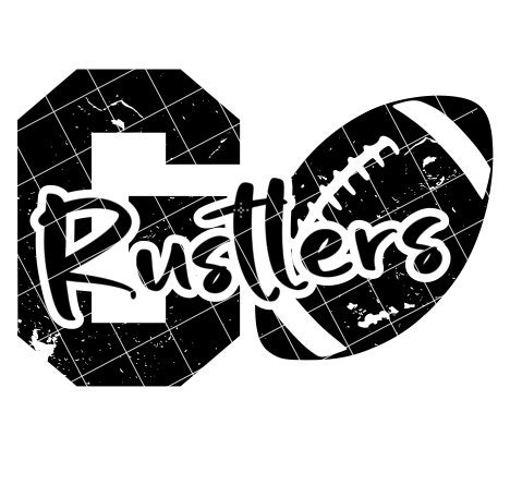 Go Rustlers Football SVG/DXF/PNG File for Cutting Machines - Etsy