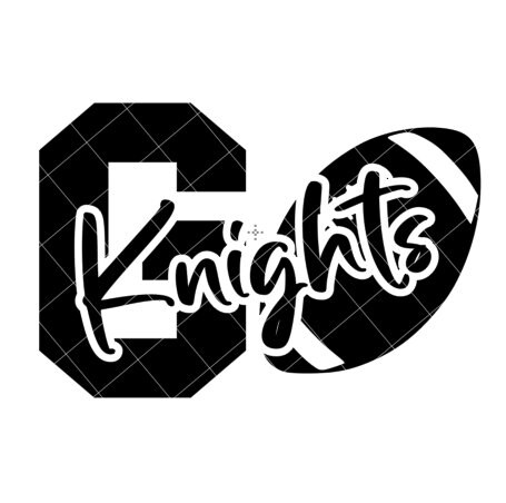 Go Knights Football - SVG/DXF/PNG File for Cutting Machines and ...