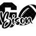 Go Bison Football SVG/DXF/PNG File for Cutting Machines and Sublimation ...