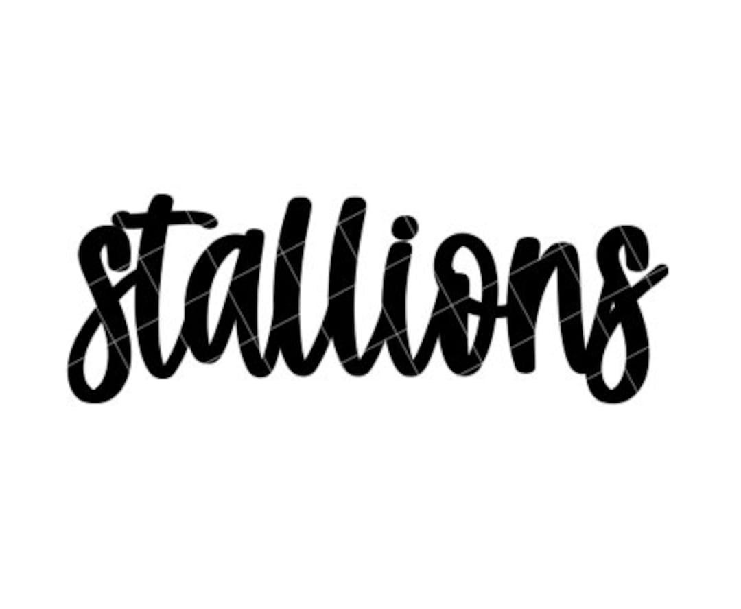 Stallions SVG/DXF/PNG File for Cutting Machines and - Etsy