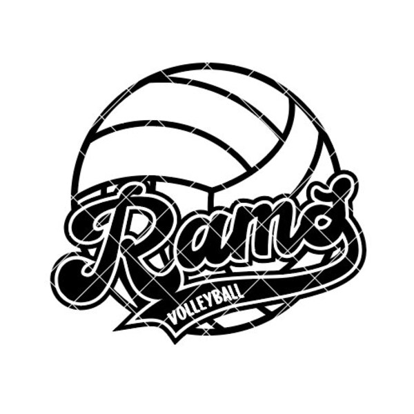 Rams Volleyball - Etsy