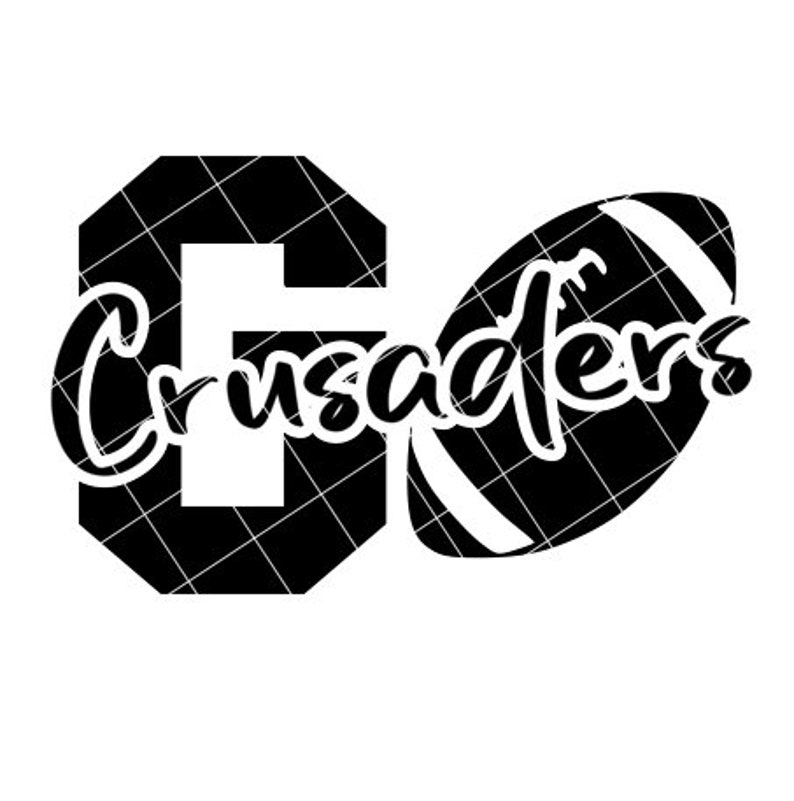 Go Crusaders Football SVG/DXF/PNG File for Cutting Machines - Etsy