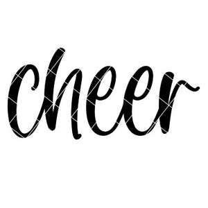 Cheer - SVG/DXF/PNG File for Cutting Machines and Sublimation - Etsy