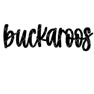 Buckaroos With Outline - SVG/DXF/PNG File for Cutting Machines and ...