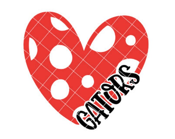 Gator Svg, Gators Svg, Heart, Love, Gator, Gators, Svg, Dxf, Eps, Png ...