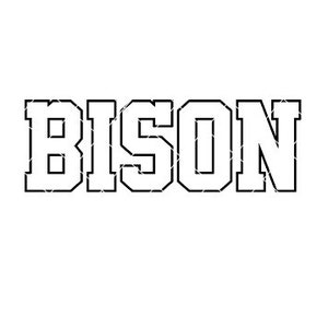 Bison - SVG/DXF/PNG File for Cutting Machines and Sublimation - Etsy