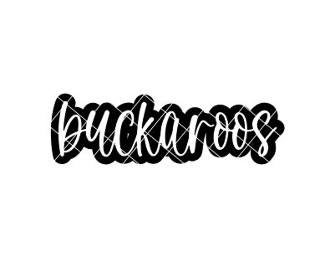 Buckaroos SVG/DXF/PNG File for Cutting Machines and Sublimation - Etsy