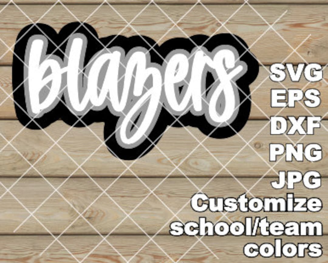 Blazers With Outline - SVG/DXF/PNG File for Cutting Machines or ...