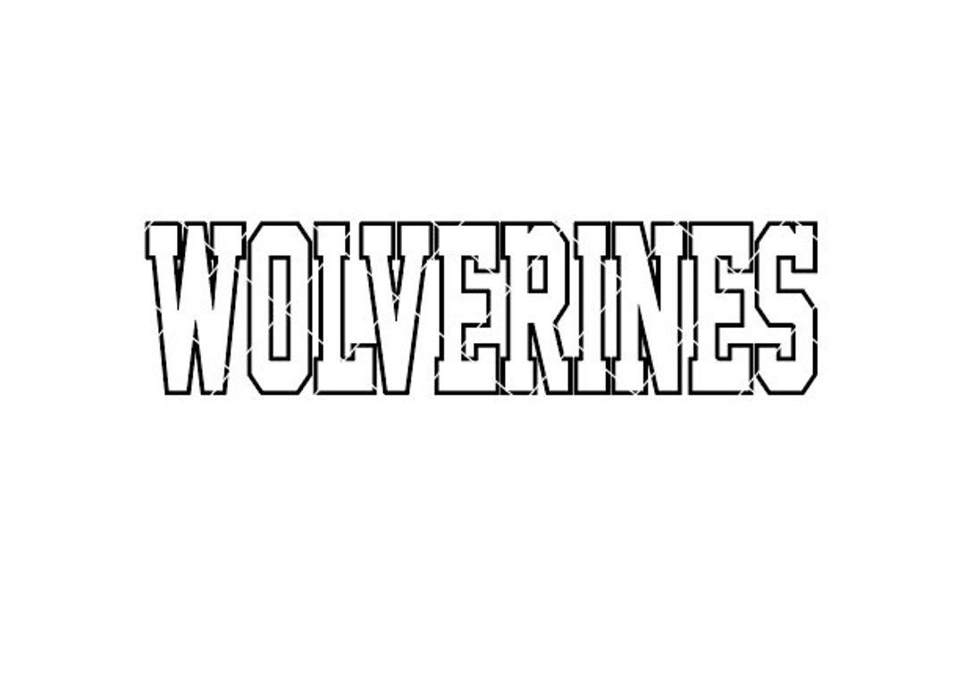 Wolverines - SVG/DXF/PNG File for Cutting Machines and Sublimation - Etsy