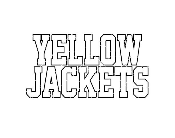 Yellow Jackets - SVG/DXF/PNG File for Cutting Machines and Sublimation ...