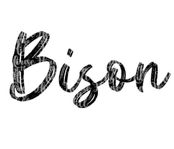Bison SVG/DXF/PNG File for Cutting Machines - Etsy
