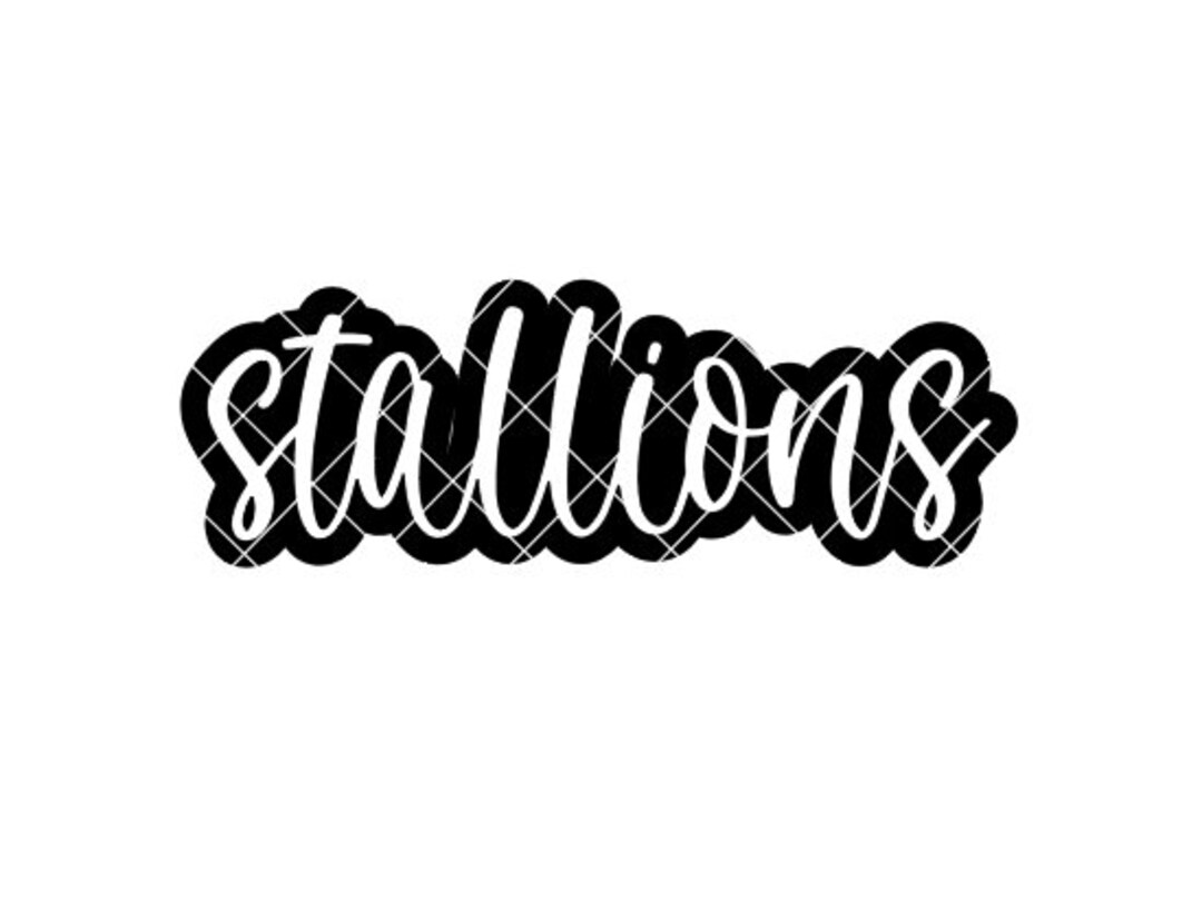 Stallions - SVG/DXF/PNG File for Cutting Machines and Sublimation - Etsy