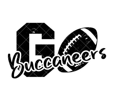 Go Buccaneers Football SVG/DXF/PNG File for Cutting Machines - Etsy
