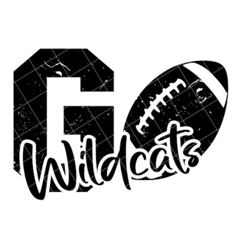 Go Wildcats Football SVG/DXF/PNG File for Cutting Machines and ...