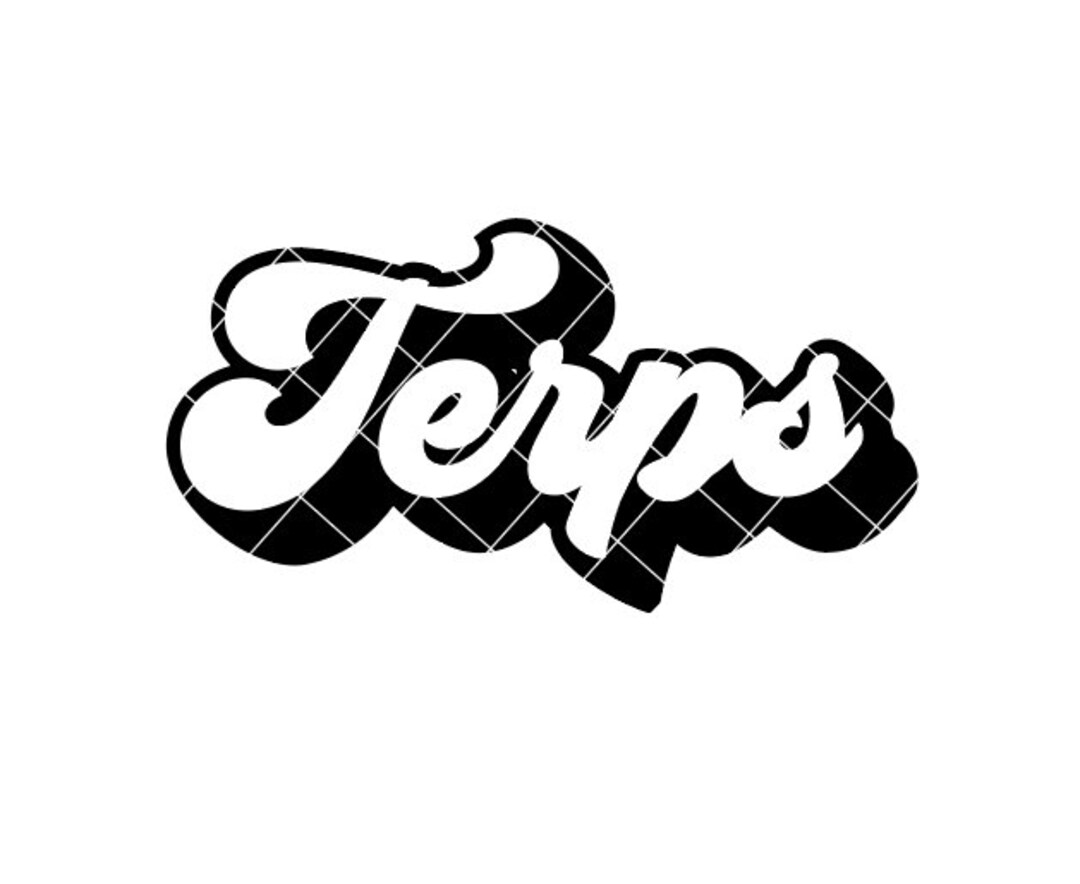 Terps Retro Script Regular and Distressed - SVG/DXF/PNG File for ... Terps Retro Script Regular and Distressed - SVG/DXF/PNG File for ...