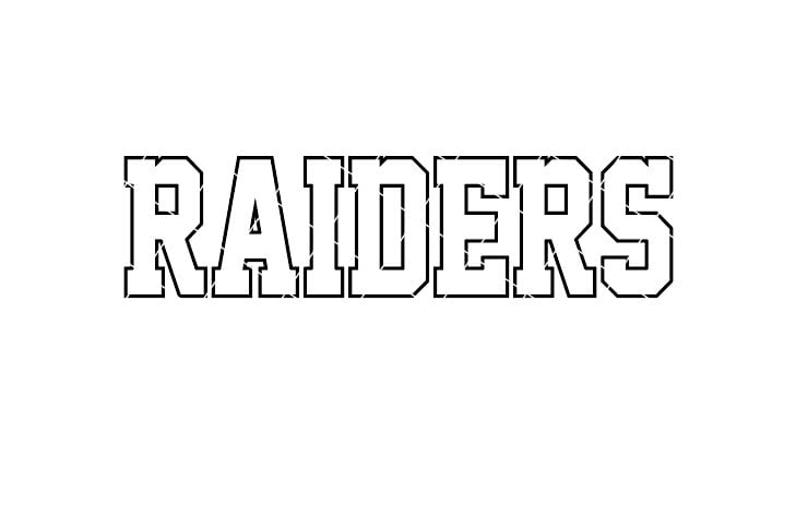 Raiders SVG/DXF/PNG File for Cutting Machines and - Etsy