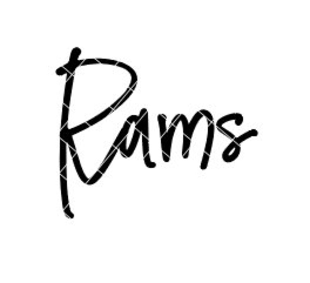 Rams Sports - SVG/DXF/PNG File for Cutting Machines and Sublimation - Etsy