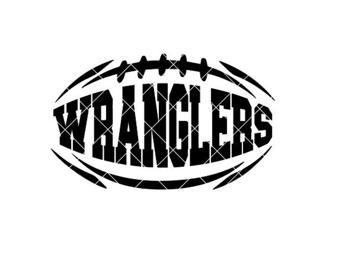 Wranglers Football - SVG/DXF/PNG File for Cutting Machines and ...