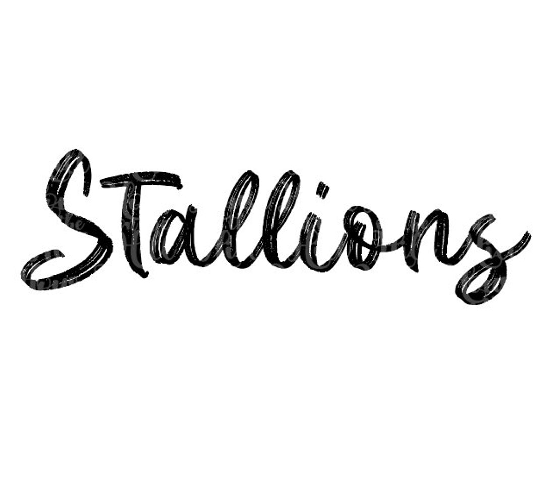 Stallions - SVG/DXF/PNG File for Cutting Machines - Etsy