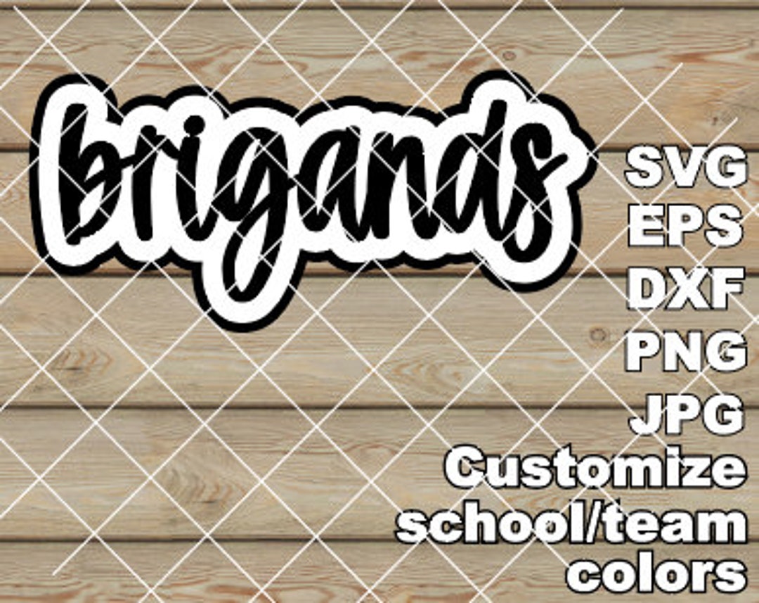 Brigands With Thin Outline - SVG/DXF/PNG File for Cutting Machines or ...