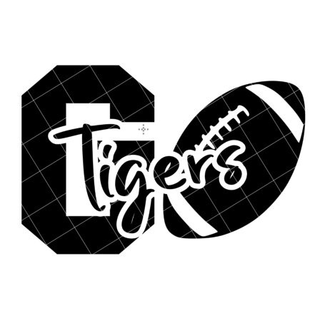 Go Tigers Football SVG/DXF/PNG File for Cutting Machines and - Etsy