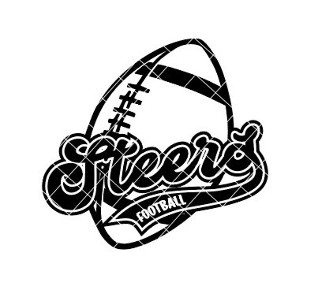 Steers Football Retro Script Regular and Distressed - SVG/DXF/PNG File ...