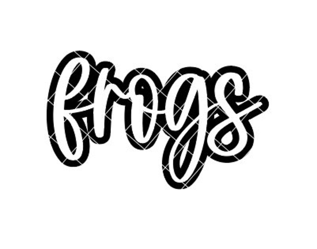 Frogs - SVG/DXF/PNG File for Cutting Machines and Sublimation - Etsy