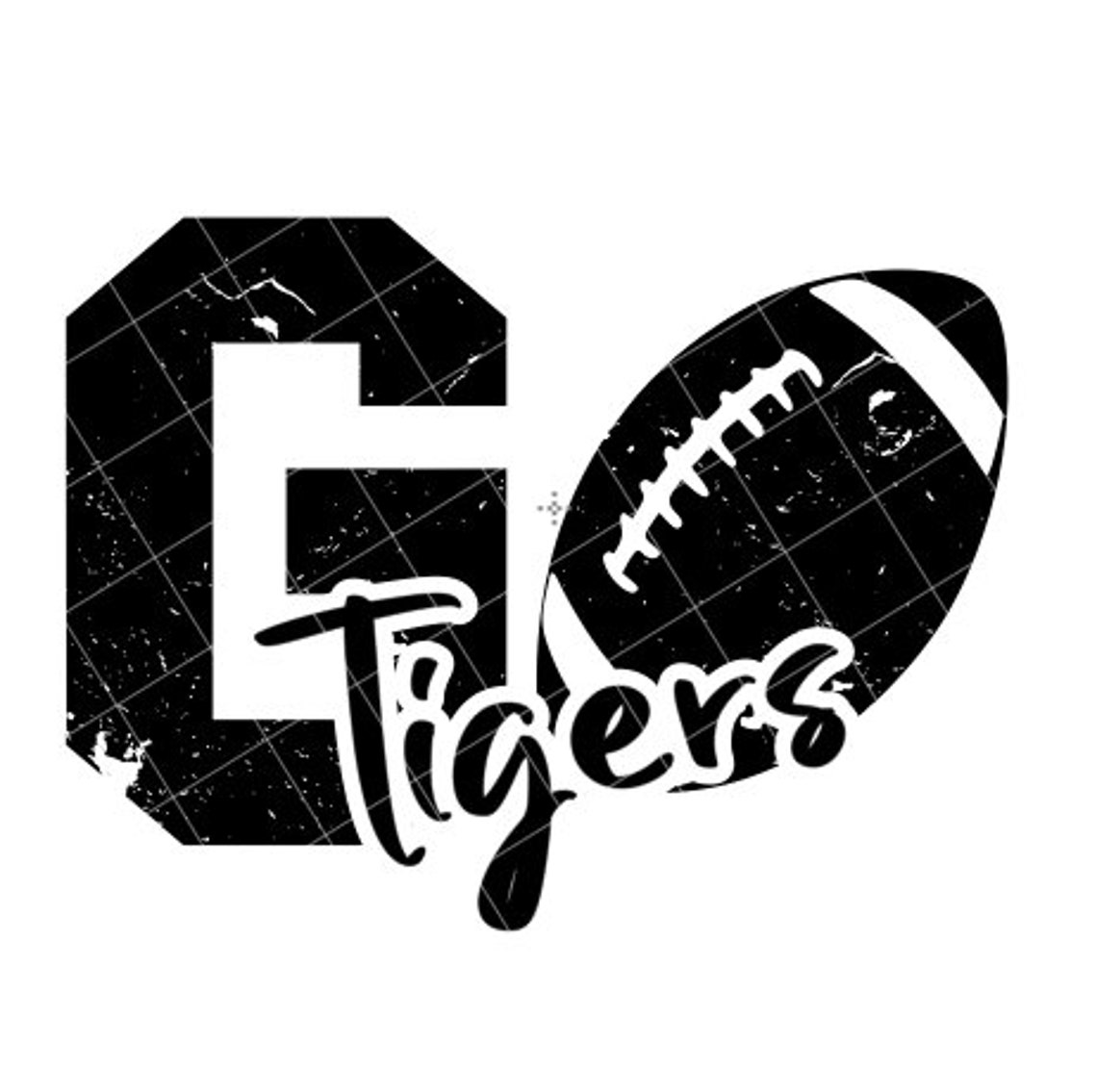 Go Tigers Football SVG/DXF/PNG File for Cutting Machines and - Etsy