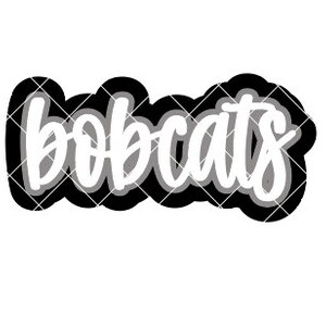 Bobcats With Outline - SVG/DXF/PNG File for Cutting Machines and ...