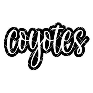 Coyotes - SVG/DXF/PNG File for Cutting Machines and Sublimation - Etsy