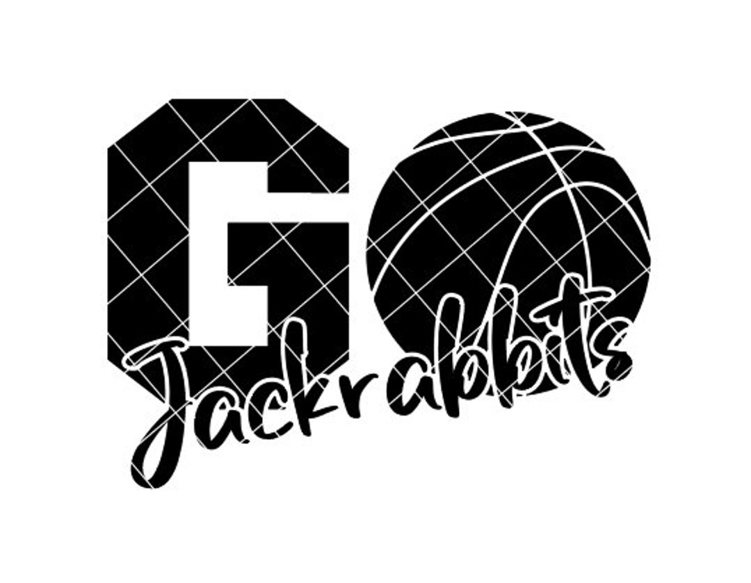 Go Jackrabbits Basketball - SVG/DXF/PNG File for Cutting Machines and ...