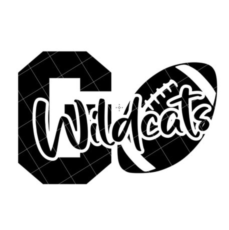 Go Wildcats Football SVG/DXF/PNG File for Cutting Machines and ...