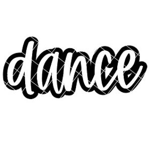 Dance - SVG/DXF/PNG File for Cutting Machines and Sublimation - Etsy