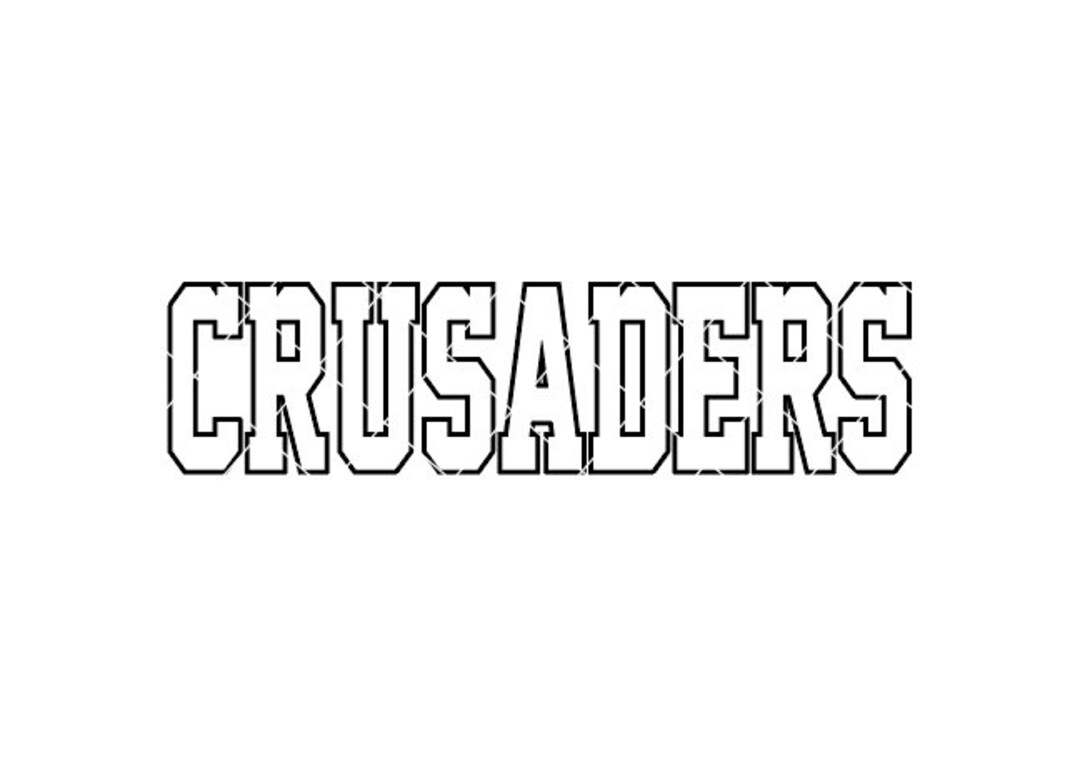 Crusaders - SVG/DXF/PNG File for Cutting Machines and Sublimation - Etsy