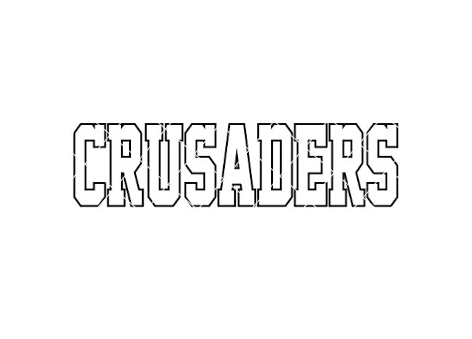 Crusaders SVG/DXF/PNG File for Cutting Machines and Sublimation - Etsy